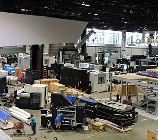 IMTS 2016 Setup: Behind-the-Scenes Photos