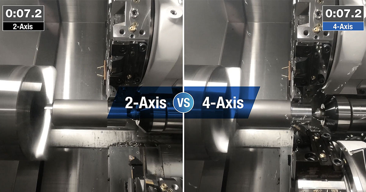 Difference Between 2-Axis and 4-Axis Machining | Okuma