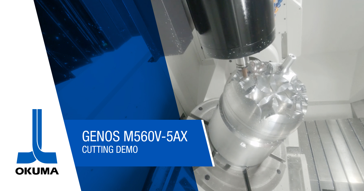 Okuma GENOS M560V-5AX: Transforming Metal Into Petals