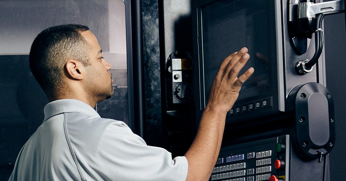 Display Screen Maintenance for CNC Machines | Okuma