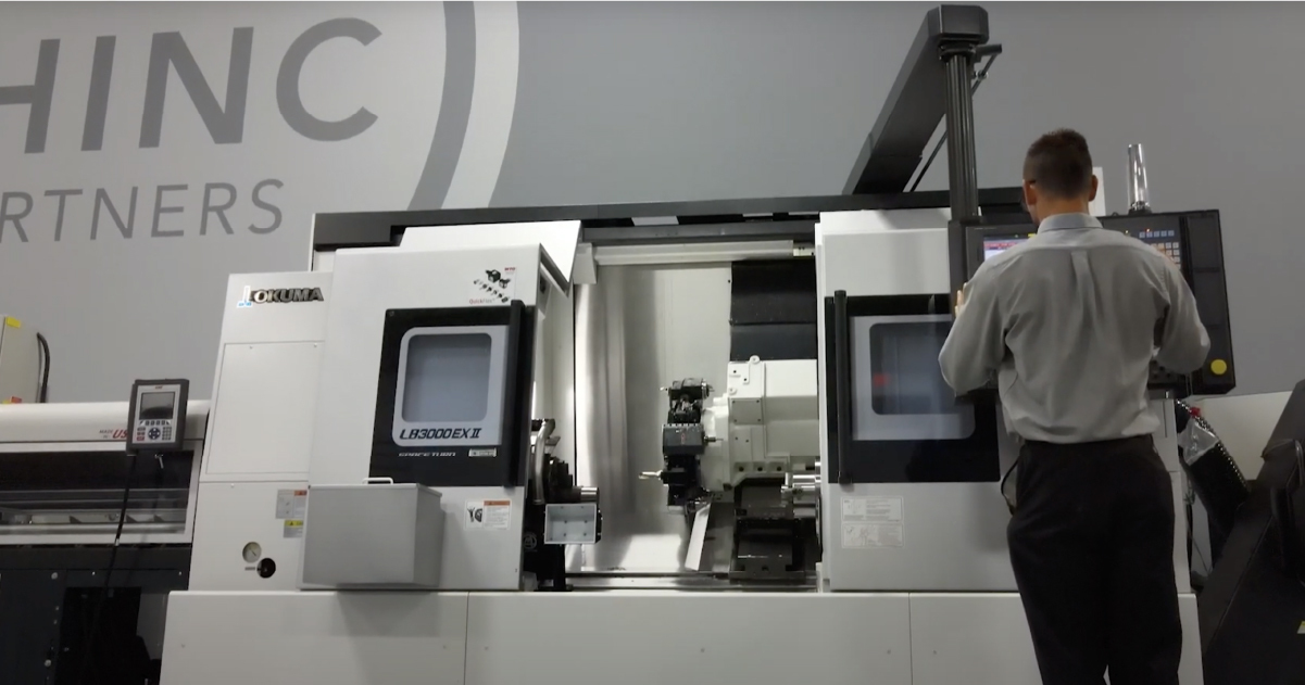 Video | Okuma and LNS LB3000 EX II Cutting Demo | Okuma